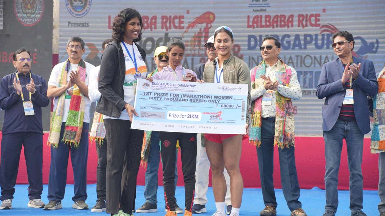 INNER SIGHT - Durgapur International Marathon 2026 Draws 3,000 Runners